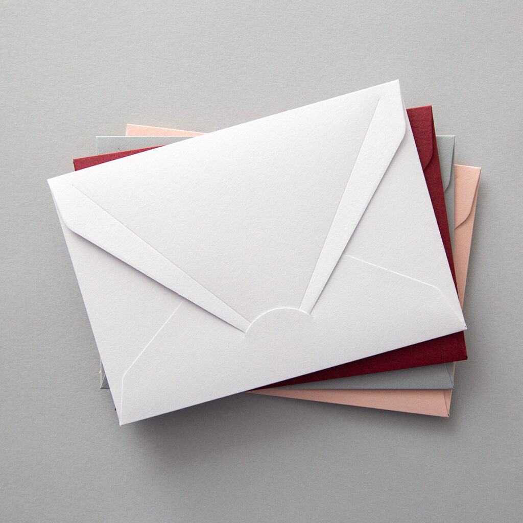 Kuverta za pozivnice formata 12,5 * 17,5 cm / horizontalna