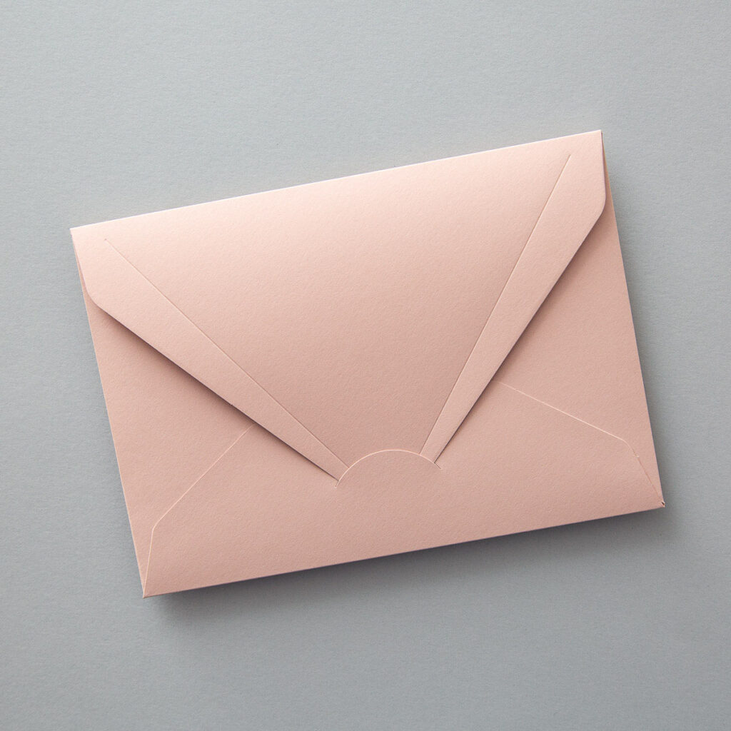 Kuverta za pozivnice formata 12,5 * 17,5 cm / horizontalna